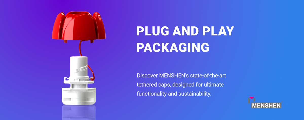 Plug & Play in Packaging: Our Innovative Tethered Caps! - MENSHEN