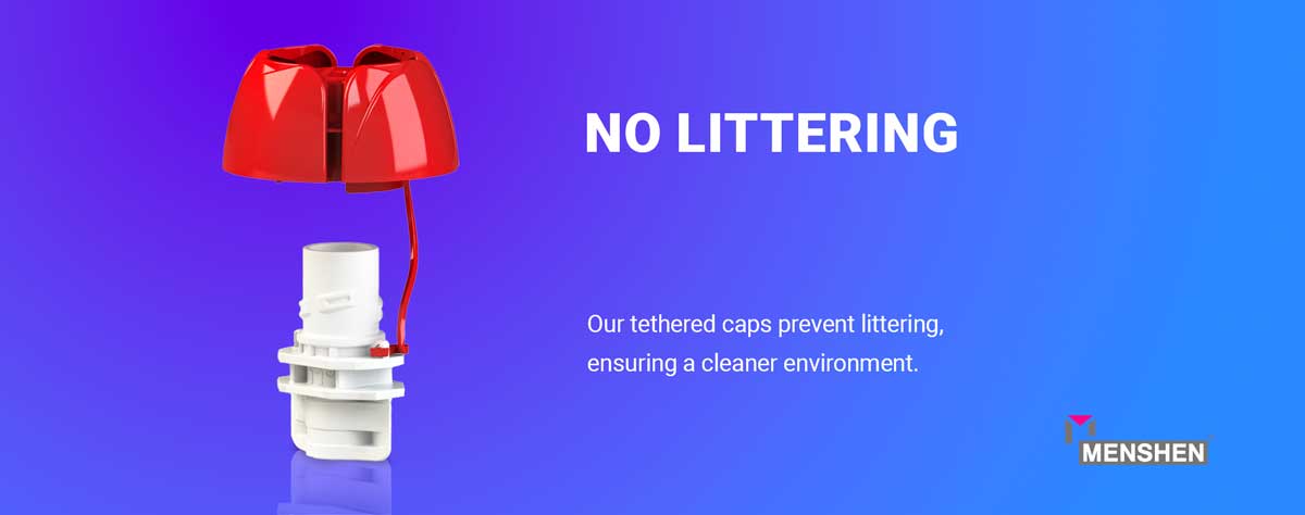 Plug & Play in Packaging: Our Innovative Tethered Caps! - MENSHEN